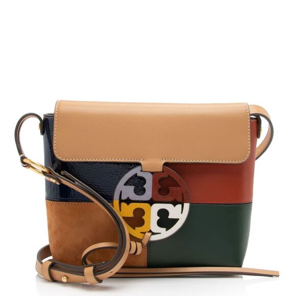 Tory Burch | Bags | Tory Burch Canvas Leather Colorblock Miller ...
